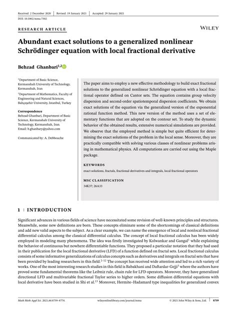 Abundant Exact Solutions To A Generalized Nonlinear Schrödinger
