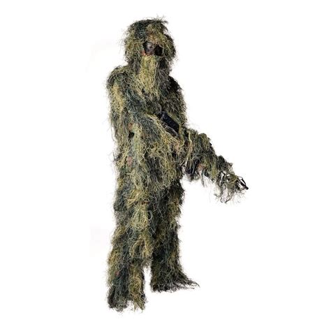 Tenue Ghillie Suit Sniper Predator Face Veil Gear Patch