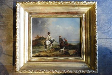 Proantic Huile Sur Toile De l école Française Du 19 Eme