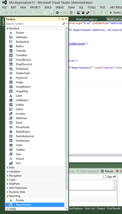 C Microsoft Report Wizard Cannot Integrate In Asp Net Mvc Project Stack Overflow