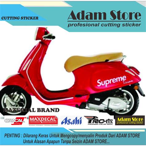 Jual Stiker Motor Vespa Matic Stiker Motor Vespa Lx Stiker Motor Vespa