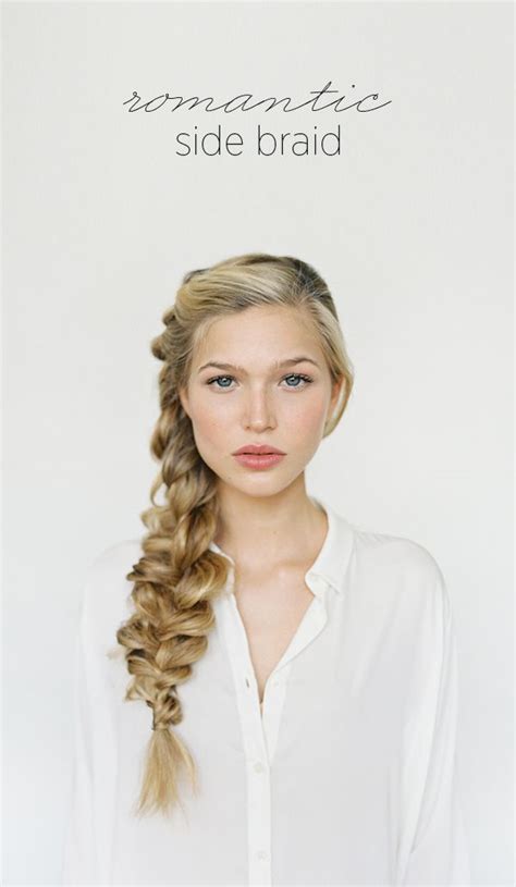 Romantic Side Braid Hair Tutorial Wedding Hairstyles For Long Hair