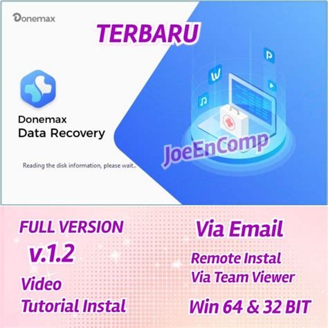 Jual Donemax Data Recovery 1 2 Full Version Windows 64 And 32 Bit Shopee Indonesia