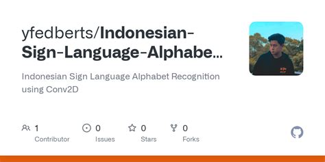 Github Yfedbertsindonesian Sign Language Alphabet Recognition