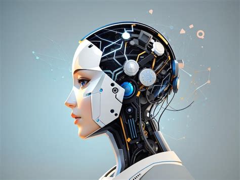 Premium Ai Image Futuristic Ai Conceptual Technology Illustration