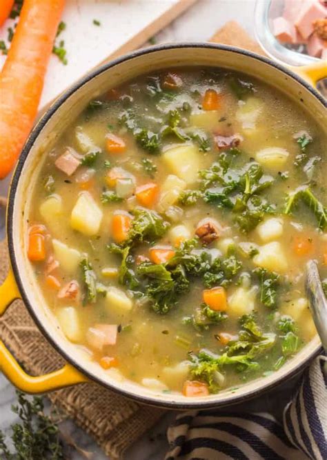 Dairy Free Ham And Potato Soup A Saucy Kitchen