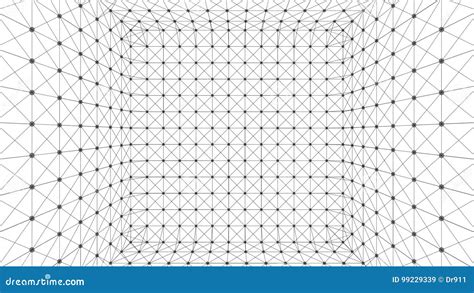 Wireframe Polygonal Box Stock Vector Illustration Of Design 99229339