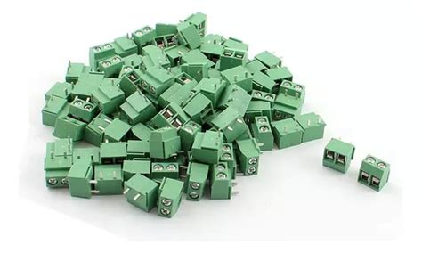Conector De Bloque De Terminales De Tornillo Pcb De 2 Polos Cuotas