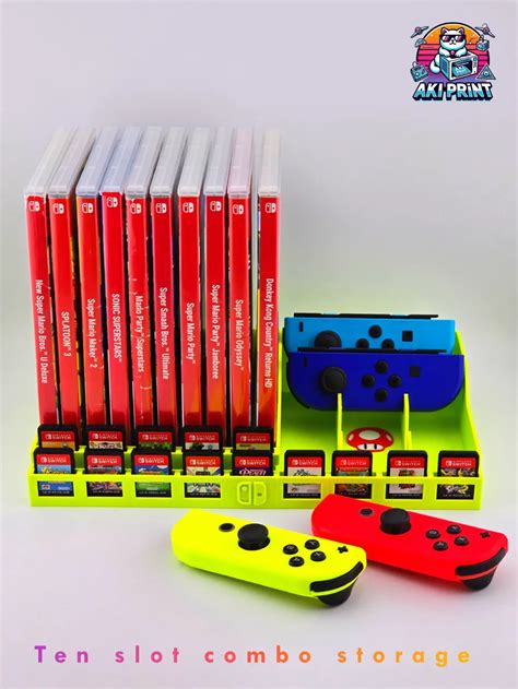 Nintendo Switch Combo Game Storage By Akiprint Makerworld Download Free 3d Models