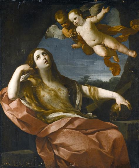 The Penitent Magdalene Painting By Circle Of Guido Reni Pixels