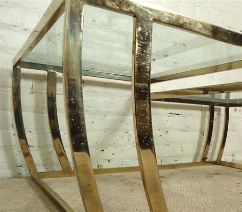Gorgeous Bi Level Modern Table For Sale At 1stdibs Bi Level Coffee