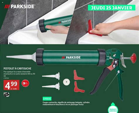 Promo Pistolet à Cartouche Parkside chez Lidl iCatalogue fr