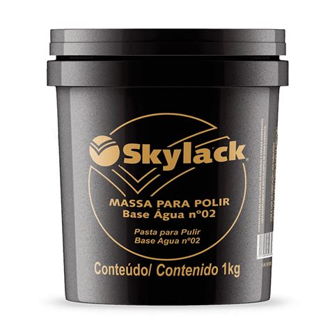 Massa de Polir Base Água Nº02 Skylack