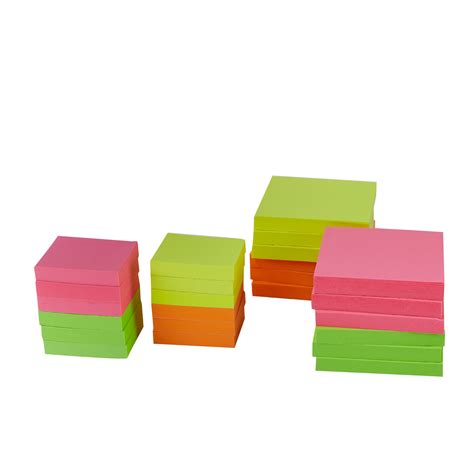 Classmates Sticky Notes Assorted 75x125mm Pack Of 12 Hope Education