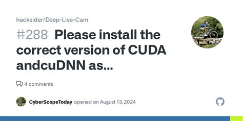 Please Install The Correct Version Of Cuda Andcudnn As Mentioned In The Gpu Requirements Page