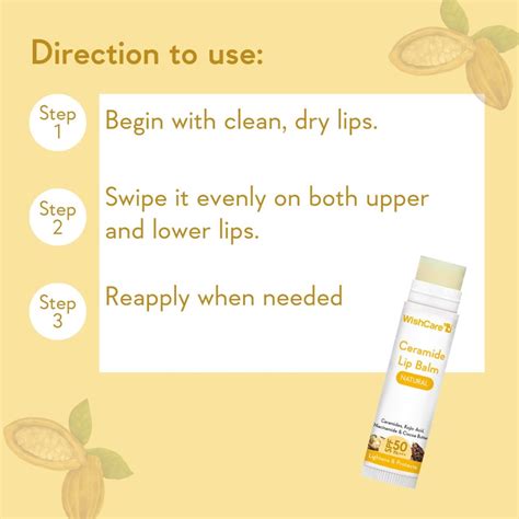 Buy Wishcare Ceramide Lip Balm With Spf 50 Pa Kojic Acid