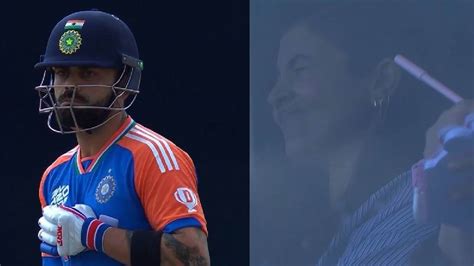 Anushka Sharma Upset After Virat Kohlis Early Dismissal In Ind Vs Pak