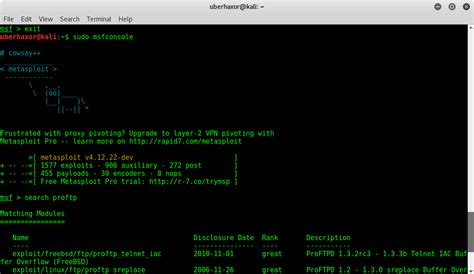 Fixing Msfconsole Slow Search Database Not Connected Or Cache Not