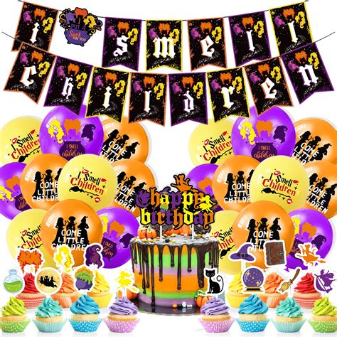 Hocus Pocus Party Supplies Hocus Pocus Decorations With Halloween