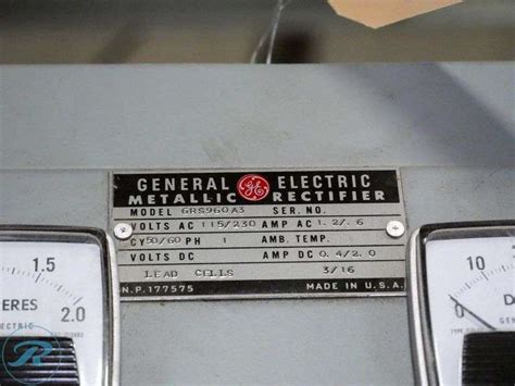 Ge Metallic Rectifier Roller Auctions
