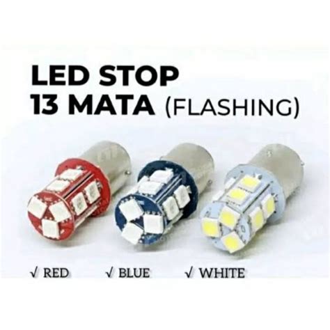 Jual Stop Led 13 Flash Variasi Lampu Rem Belakang Jagung Bohlam Bola
