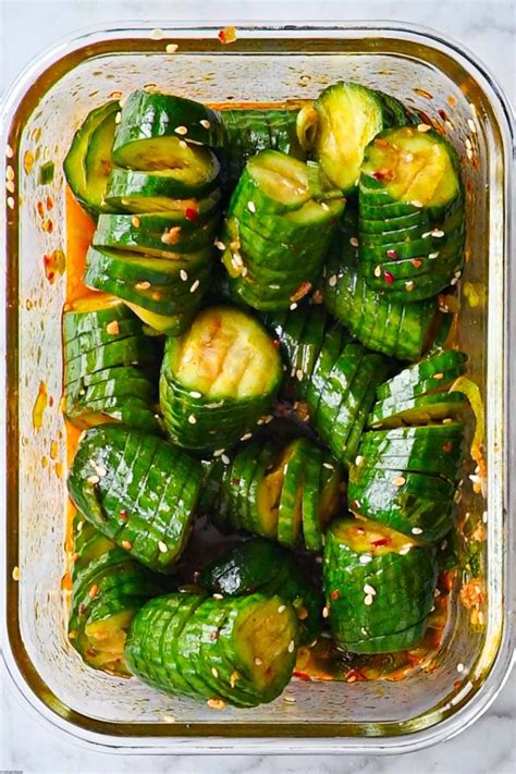 Korean Cucumber Salad Cooking For Peanuts