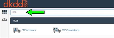 Add An FTP Account In CPanel Dkddi Knowledge Base