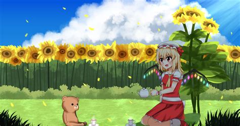 東方project 二人分のお茶フランドール・スカーレット Crazy235のイラスト Pixiv