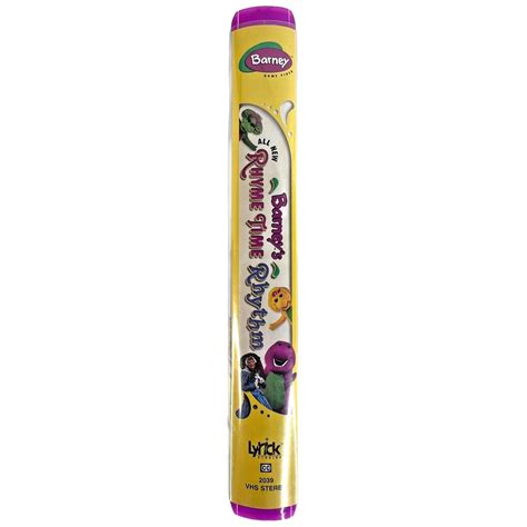 Barneys Rhyme Time Rhythm W Mother Goose Vhs Tape In Clamshell Lyrick