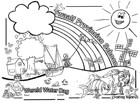 Heb Jij Al Onze Kleurplaat Ingekleurd 17e Nationale Wereld Water Dag