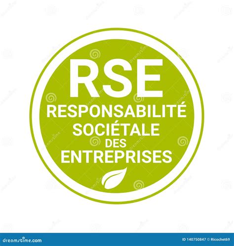 L insigne De Responsabilité Sociale De L entreprise a Appelé RSE