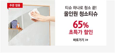 올인원 청소티슈