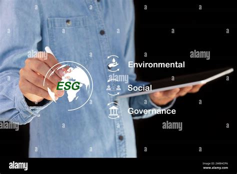 Esg Environmental Social And Governance Sustainable Industry Of