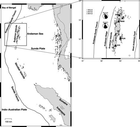 Map Showing The Tectonic Features Of The Andaman Region The Small Download Scientific Diagram