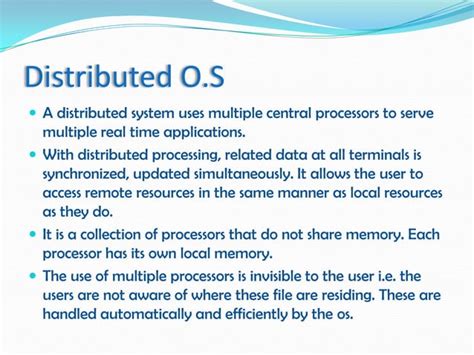 operating system introducton and tyes ppt