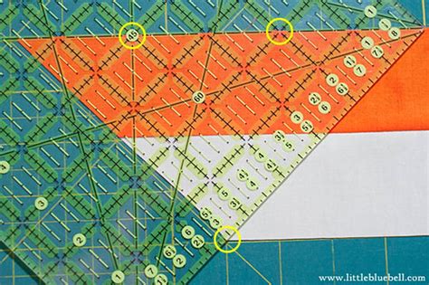 Little Bluebell No Template Double Hourglass Block Tutorial