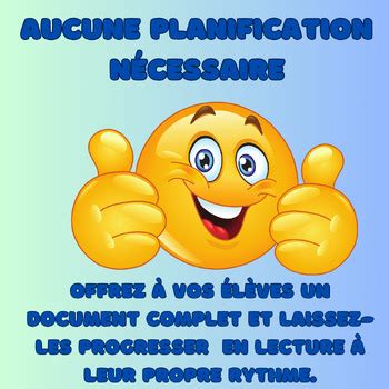 French Reading Comprehension Worksheets Activité de compréhension de lecture