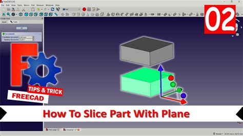 FreeCAD How To Slice Part With Plane YouTube