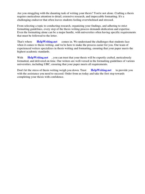 Ubc Thesis Formatting Workshop Pdf Thesis Groundwater