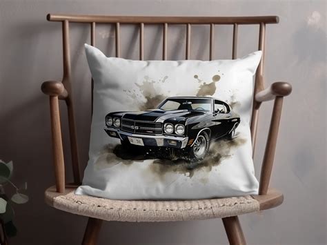 Chevrolet Chevelle SS Vintage Car Clipart Iconic Etsy