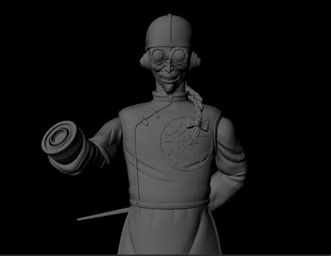 龙珠 第一杀手 桃白白3D打印模型 龙珠 第一杀手 桃白白3D打印模型stl下载 人物3D打印模型 Enjoying3D打印模型网