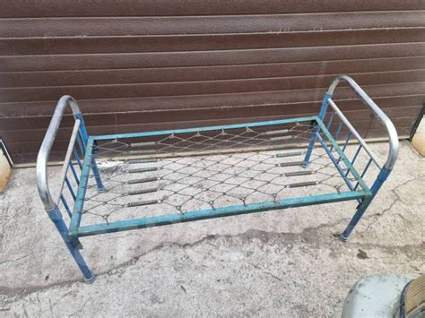 Кровать металл из СССР, 1,4м*0,65м лофт, б/у, в наличии. Цена: 3 000 ...