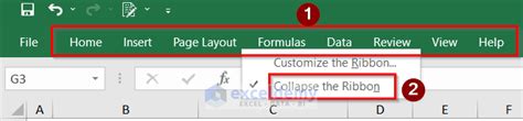 How To Show Menu Bar In Excel 2 Common Cases ExcelDemy