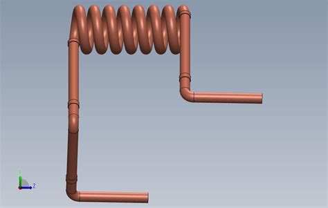 线圈管道solidworks 2012模型图纸免费下载 懒石网