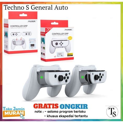 Jual Dobe Controller Grip Nintendo Switch Oled Grip Joy Con Joypad Tns 851b Shopee Indonesia