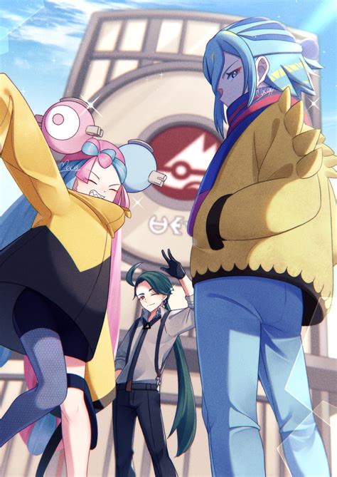 Iono Rika And Grusha Pokemon And 1 More Drawn By Mocacoffee1001