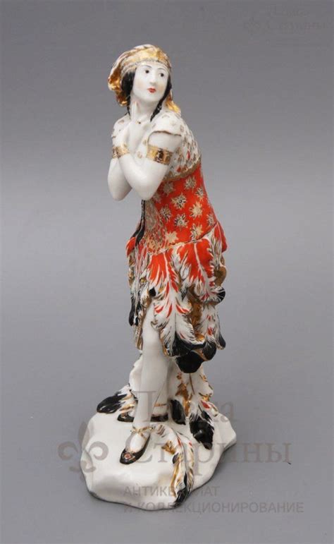 Фигурка Балерина Т П Карсавина в роли Жар птицы в одноименном балете И Ф Стравинского Россия