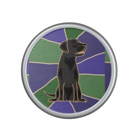 Stunning Black Labrador Art Speaker