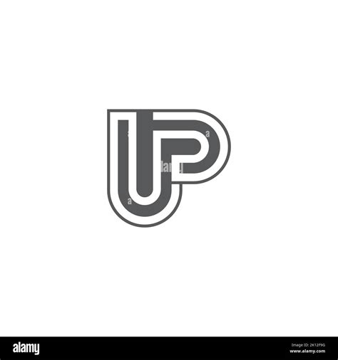 Alphabet Initials Logo Up Pu U And P Stock Vector Image And Art Alamy