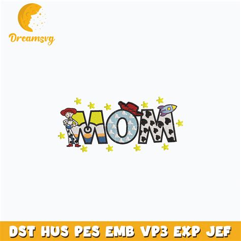 Jessie Mom Embroidery Design Dreamsvg Store